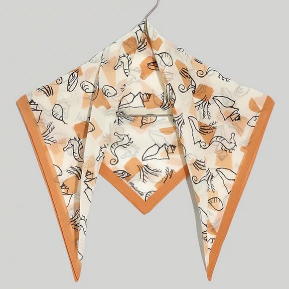 Madewell | Accessories | New Madewell Organic Cotton Dried Peach ...